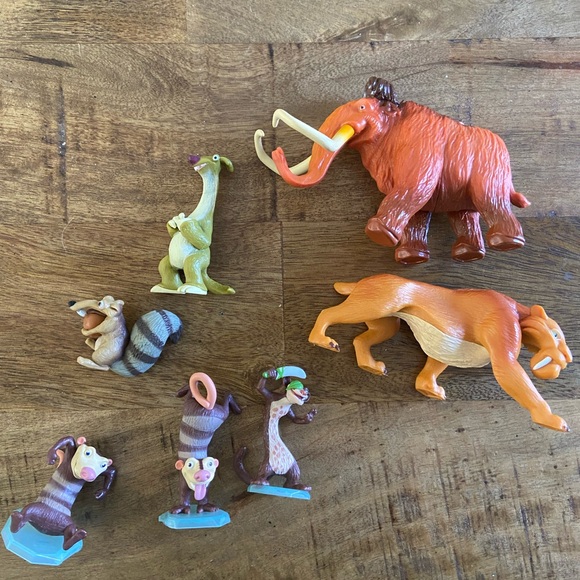 Toys | Ice Age Animal Figurine Set | Poshmark